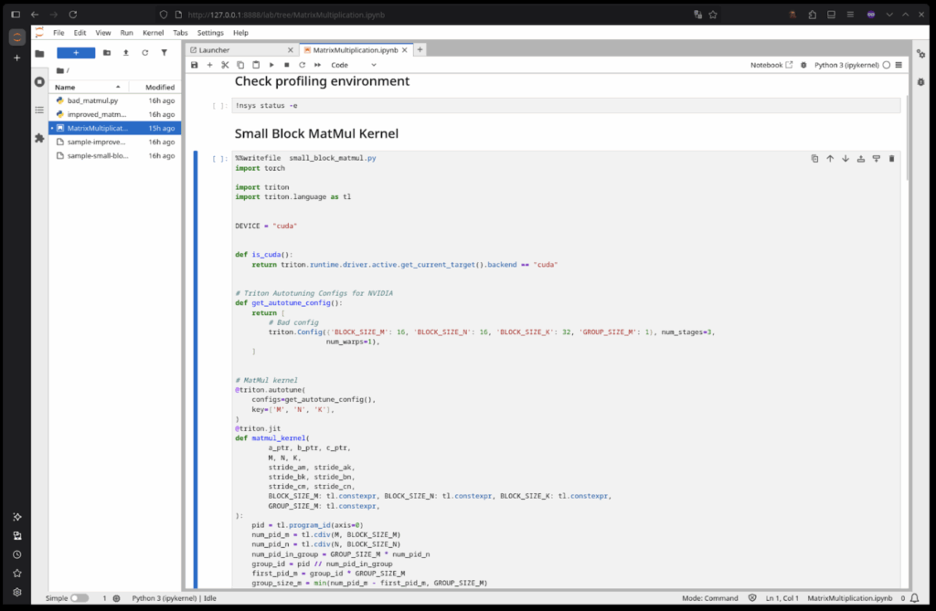 Triton Kernel Profiling with NVIDIA Nsight Tools - Red Hat Emerging Technologies